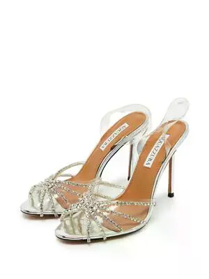 AQUAZZURA Sunshine Crystal-embellished Sandals