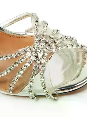 AQUAZZURA Sunshine Crystal-embellished Sandals