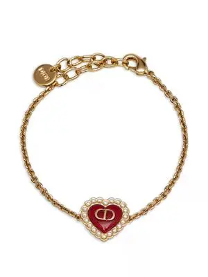 Dior Petit Cd Baroque Faux-pearl Bracelet