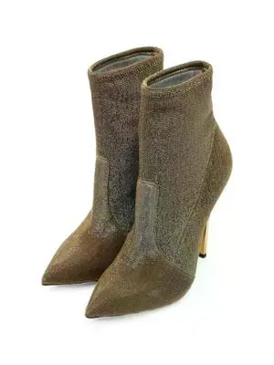 Casadei Stretch-fabric Ankle Boots