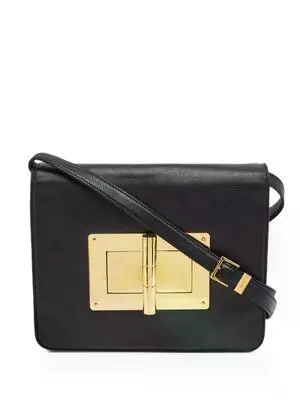 TOM FORD Natalia Turn-lock Shoulder Bag - Black