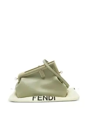 Fendi 2023 First Midi Shoulder Bag - Green