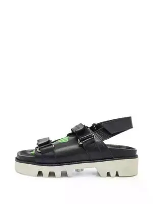 Dsquared2 Touch-strap Slingback Sandals - Black