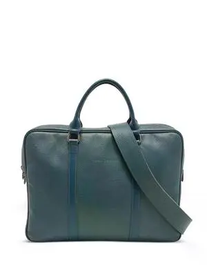 Longchamp Le Foulonne Leather Briefcase