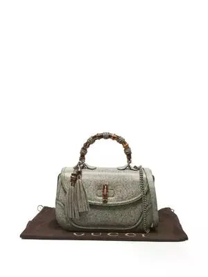 Gucci Bamboo Tassel Tote Bag