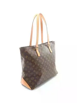 LOUIS VUITTON 2001 Cabas Mezzo Monogram Tote Bag