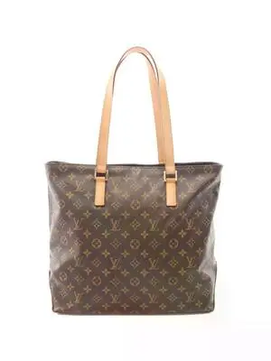 LOUIS VUITTON Monogram Canvas Cabas Mezzo Tote Bag - Brown