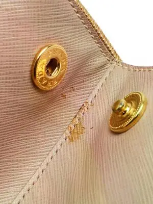 Prada Large Double Zip Saffiano Lux Tote Bag Pink