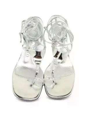 Attico Strappy Thong Sandals