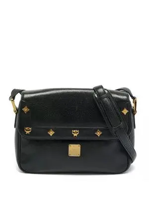 Mcm Studded Flap Cross Body Bag