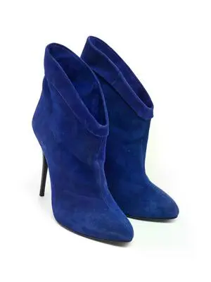 GIUSEPPE ZANOTTI Suede Ankle Boots - Blue