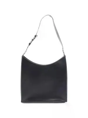 FERRAGAMO 2000s Leather Shoulder Bag - Black