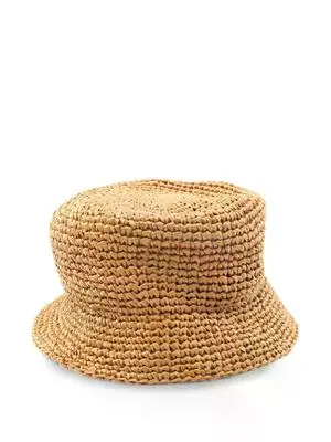 Burberry Tb Raffia-effect Bucket Hat