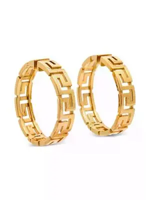 Versace Greca Hoop Earrings