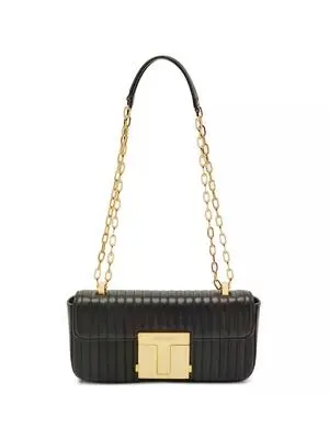 TOM FORD Quilted Shoulder Bag - Black