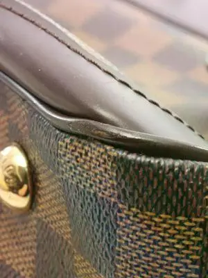 LOUIS VUITTON 2010 Mm Verona Damier Ebene Tote Bag