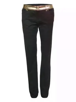 Gucci Gold Print Denim Trousers