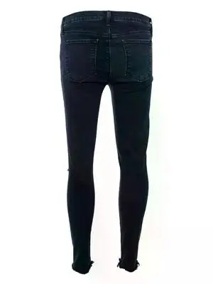 J Brand Button-zip Distressed Jeans