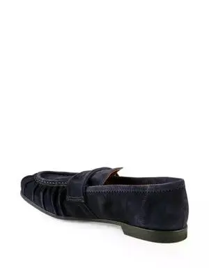 STURLINI FIRENZE Ruched-detail Loafers - Blue