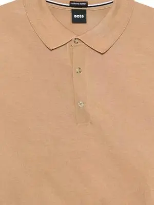 BOSS Long-sleeve Polo-collar Sweater - Neutrals