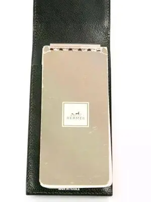 Hermès 2000s Lizard-effect Leather Note Case