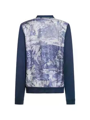 PIERRE-LOUIS MASCIA V-neck Cardigan With Scenic Print
