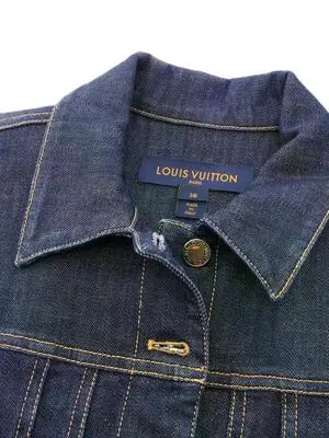LOUIS VUITTON 2010s Monogram-pocket Denim Jacket