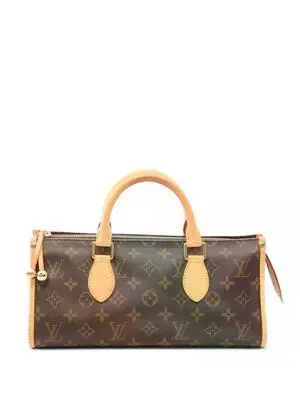 LOUIS VUITTON 2005 Popincourt Monogram Handbag - Brown