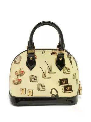 LOUIS VUITTON 2015 Alma Bb Monogram Vernis Tote Bag