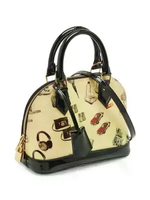 LOUIS VUITTON 2015 Alma Bb Monogram Vernis Tote Bag