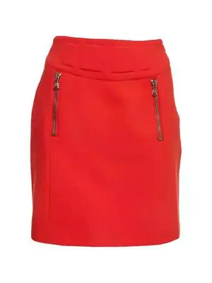 Moschino Flared Crepe Skirt