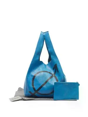 Balenciaga Supermarket Leather Tote Bag