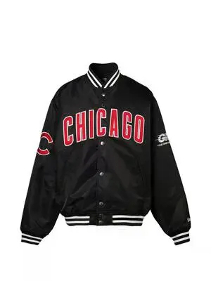 New Era Chicago Cubs Logo-embroidered Bomber Jacket
