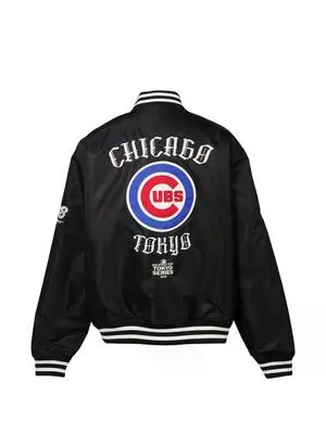 New Era Chicago Cubs Logo-embroidered Bomber Jacket