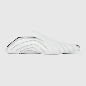 Gucci Leather Slip-on Sneakers - White