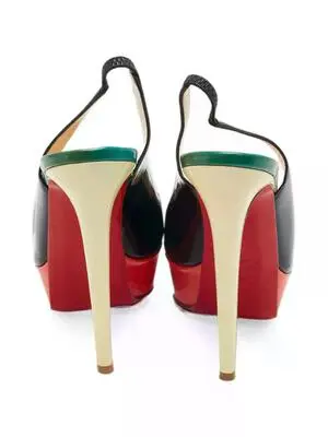 CHRISTIAN LOUBOUTIN Bianca Platform Slingback Sandals