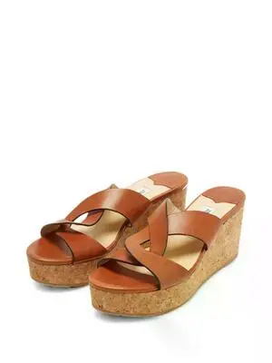 JIMMY CHOO Atia Wedge Sandals