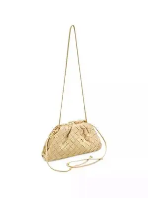 Bottega Veneta Mini Pouch Intrecciato Clutch Bag - Neutrals