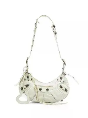 Balenciaga Small Le Cagole Shoulder Bag - White