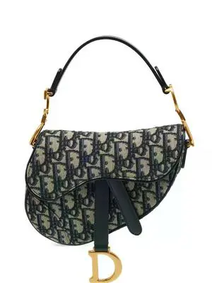 Dior Mini 2020 Saddle Oblique Shoulder Bag - Blue