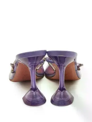 Amina Muaddi Gilda Crystal-embellished Sandals