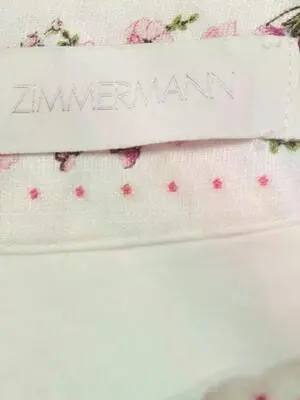 Zimmermann Belted Floral-print Linen Shorts
