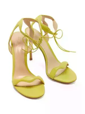 GIANVITO ROSSI Wavy Ankle-tie Sandals