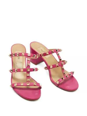Valentino Garavani Rockstud Block-heel Sandals