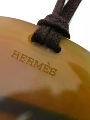 Hermès Engraved Logo Necklace