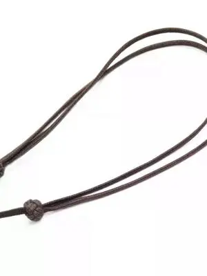 Hermès Engraved Logo Pendant Necklace
