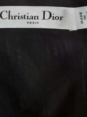 Dior Asymmetric Embroidered Logo Shirt