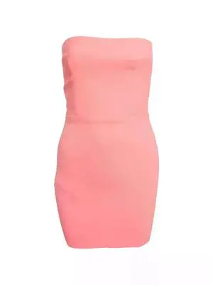 Alex Perry Strapless Crepe Mini Dress - Pink