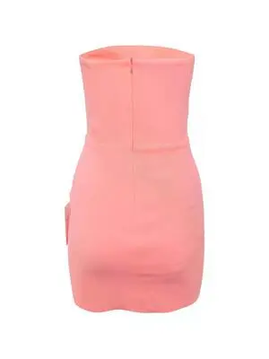 Alex Perry Strapless Crepe Mini Dress