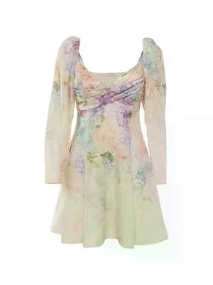 Zimmermann Dawning Floral-print Mini Dress